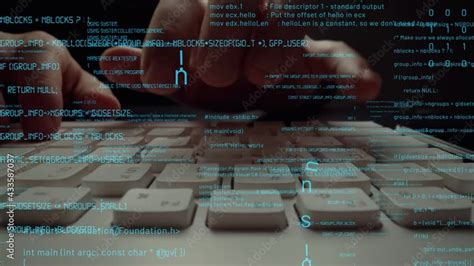Creative Visual Of Computer Programming Coding And Software Development Shown By Man Working On