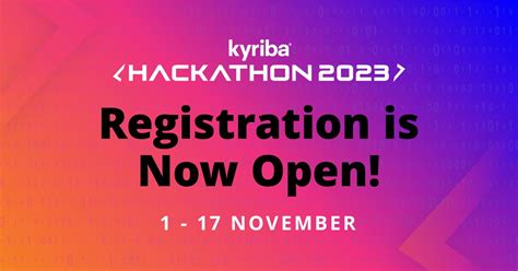 🚀 The Kyriba 2023 Hackathon Is Live Lucie Kaminski