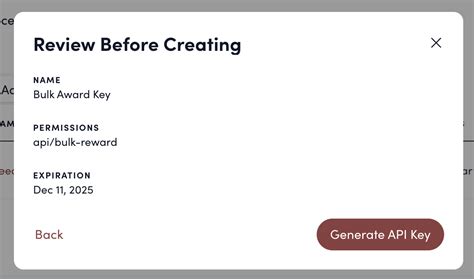 Creating And Managing Api Keys