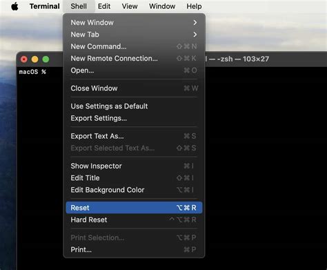 How To Hard Reset Mac Terminal Window Code2care