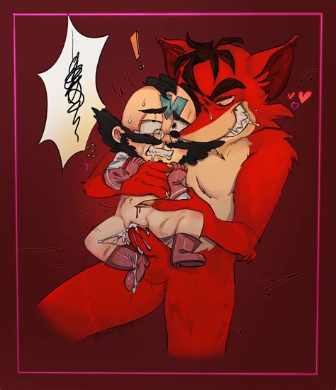 Rule 34 Activision Alternate Universe Andromorph Anthro Blush Bodily Fluids Crash Series