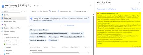 how do i add an inbound security rule if there is an default