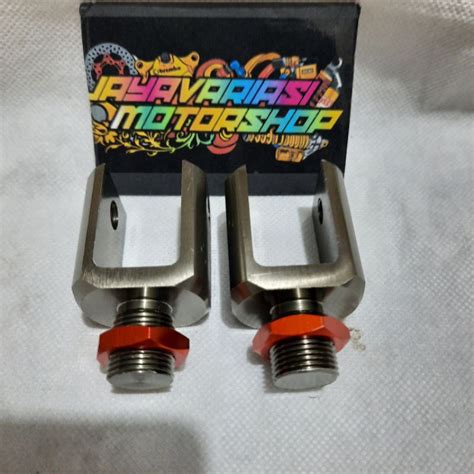 Jual Anting Shockbreaker Dudukan Kaki Shockbreaker Sambungan Kaki Shockbreaker Full Cnc Model