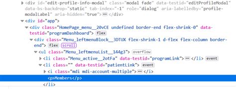 C How To Locate The Element Inside The Tags Stack Overflow