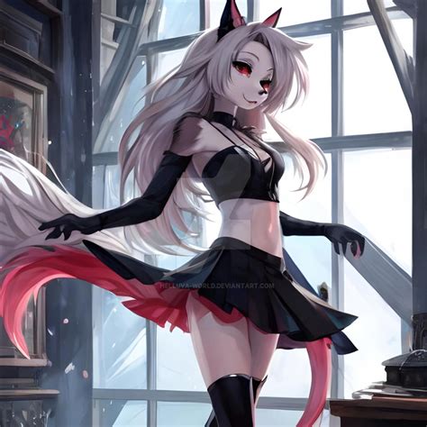 Loona Hellhound By Helluva World On Deviantart