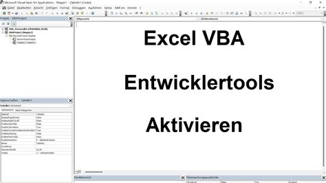Excel Vba Lektion 1 Entwicklertools Aktivieren Programmierkurs