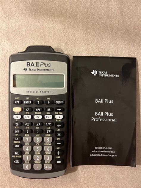 Texas Instruments BA II Plus Financial Calculator Computers Tech