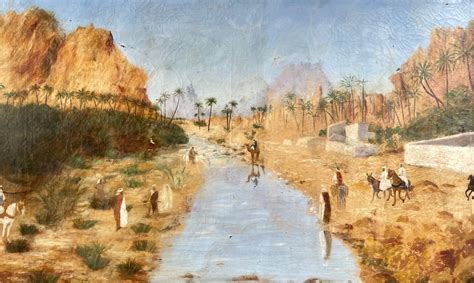 Orientalist Oil On Canvas Signed Pascal Fabre Late Nineteenth