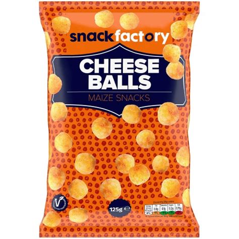 Snack Factory Cheese Balls Maize Snacks 125g Compare Prices And Where To Buy Uk