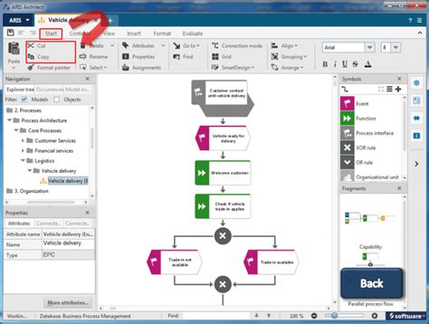 How To Find Buttons And Functionality From Aris 7 2 In Aris 9 Aris