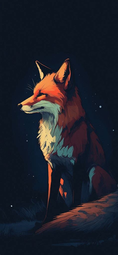 Fox Dark Art Wallpapers Aesthetic Fox Wallpaper For Iphone 4k
