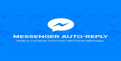 facebook messenger auto reply