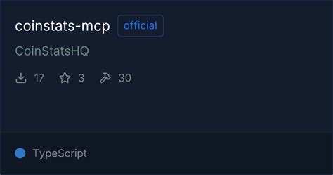 Coinstats Mcp Server Glama Coinstats Mcp Server Glama