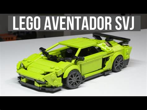 Escala Minifig Lego Lamborghini Aventador