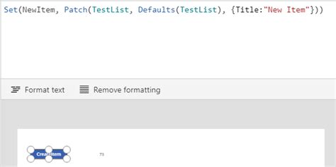 using power apps patch to create a sharepoint list item