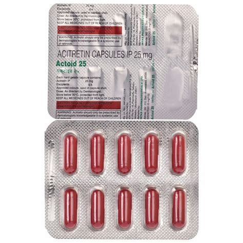 Actoid 25mg 20 Cap Acitretin At ₹ 580box In Nagpur Id 2852807109848