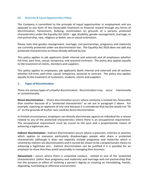 Full Policy Statement