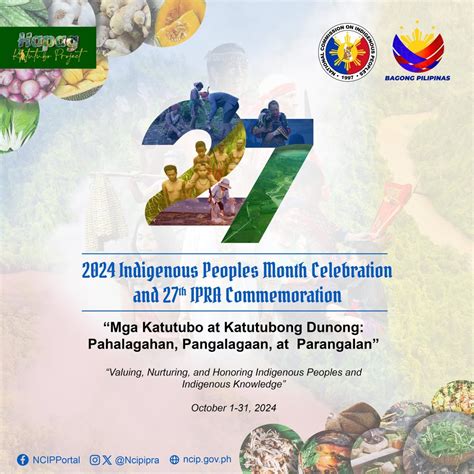 Indigenous Peoples Month Celebration And The 27th Ipra Commemoration