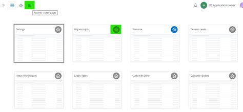 ifs cloud 22r1 how to predefine the users home page the blue house ifs community