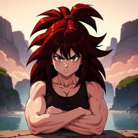 Primitive Saiyan Woman Aieasypic