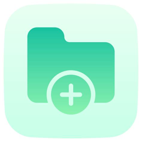 add folder generic flat gradient icon