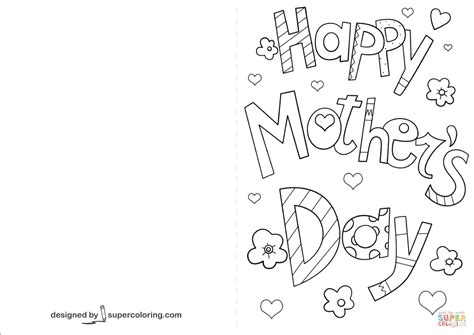 Free Printable Happy Mothers Day Coloring Pages Printable And