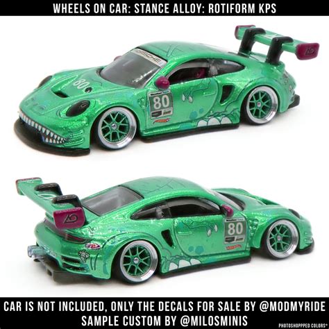 Porsche Rexy Roxy Waterslide Decals Mod My Ride