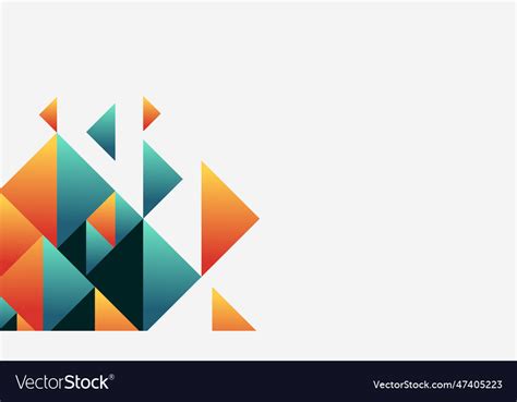 Background Geometric Colorful Abstract Royalty Free Vector