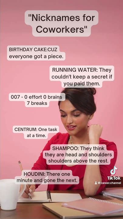 Nicknames For Coworker Workbelike Worklife Officelife Leadership