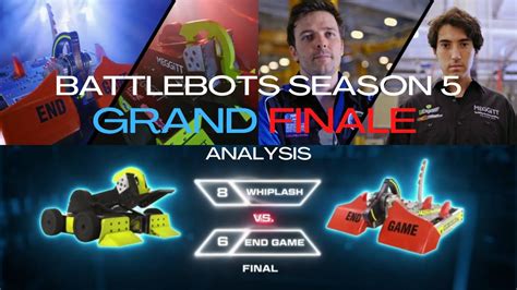 Endgame Vs Whiplash Battle Bots Season 5 Grand Finale Battlebots