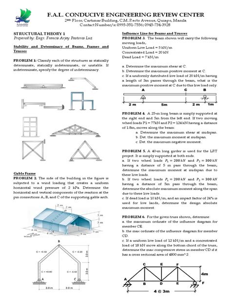 Structural Theory Problems And Solutions Pdf Truss Beam Structure