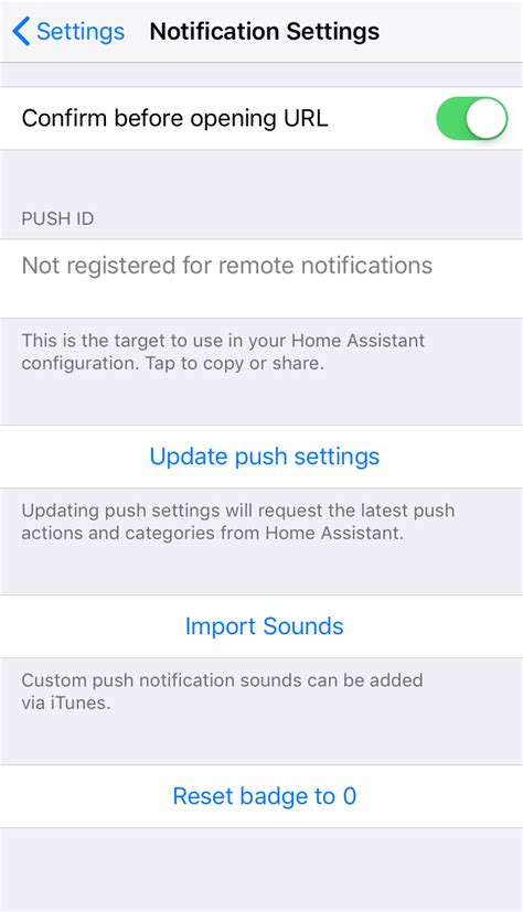 Not Receiving A Push Id From Hassio Home Assistant Os Home Assistant Community