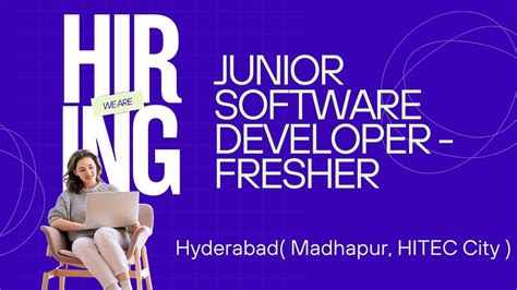 Junior Software Developer - Fresher || Atenas Code || Hyderabad ...