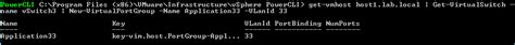 Use Vmware Powercli To Configure A Standard Vswitch