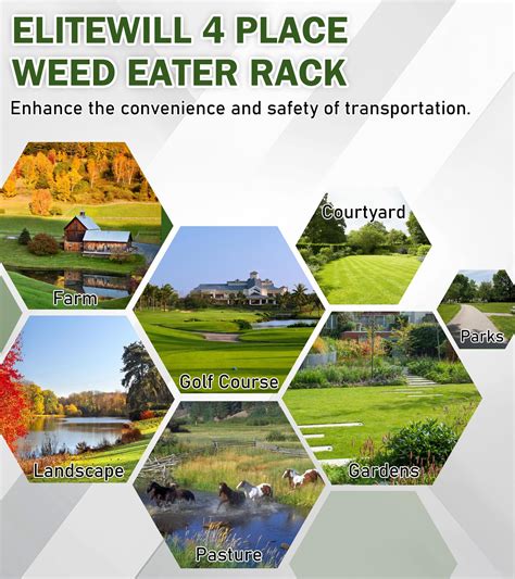 4 Place Weedeater Rack For Open Trailers Trimmer Rack