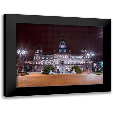 Frank Assaf 24x19 Black Modern Framed Museum Art Print Titled The