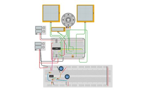 Circuit Design Proportional Controller Tinkercad