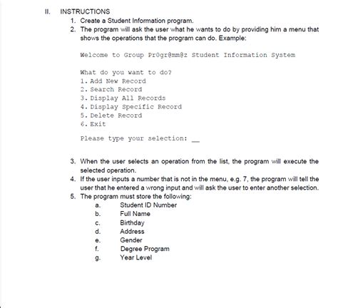 Solved Project Requirements And Instructions I