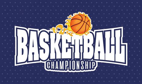 Letras Del Campeonato De Baloncesto Y Deportes 1735690 Vector En Vecteezy