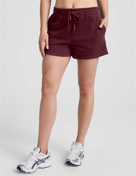 Relaxed Fit Luxefleece Sweat Shorts Dark Cherry Beyond Yoga
