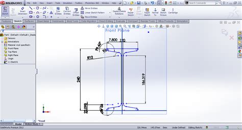 Tutorial 2d Simplification Static Analysis In Solidworks Grabcad