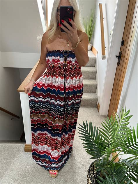 The Boob Tube Slinky Maxi Dress Sale No Return Clearance