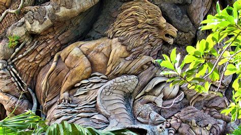 Tree Of Life Detail At Disney World Florida Photograph By Dylyce