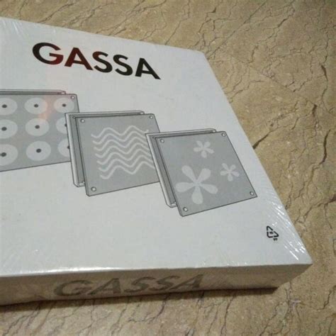 Bnib Ikea Gassa Frosted Glass Panel 3 Pcs Furniture And Home Living