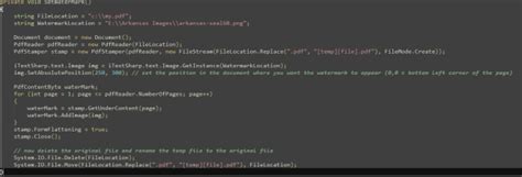 C Watermark In Pdf Using Itextsharp Bhavin Patel