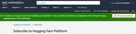 Hugging Face Platform On The Aws Marketplace Pay With Your Aws Account