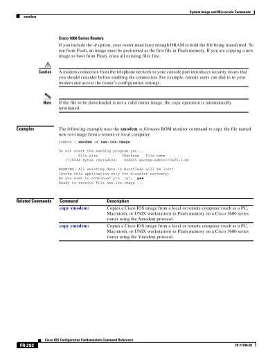 Xmodem System Image And M