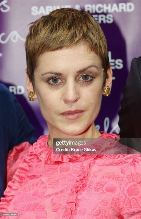Denise Gough Who Plays Harper Pitt Poses At The Angels In America
