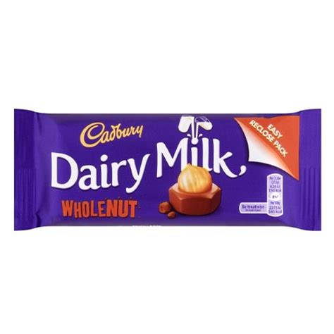 Cadbury Ciocolata Cu Lapte Si Alune Intregi 55 G Candy Star