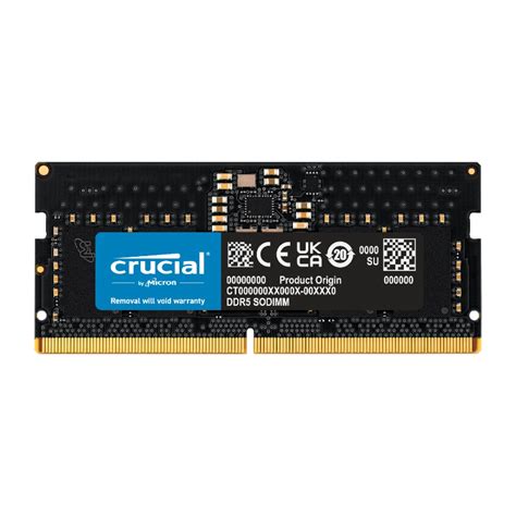 Crucial GB MHz DDR SODIMM Notebook Memory Tech Co Za